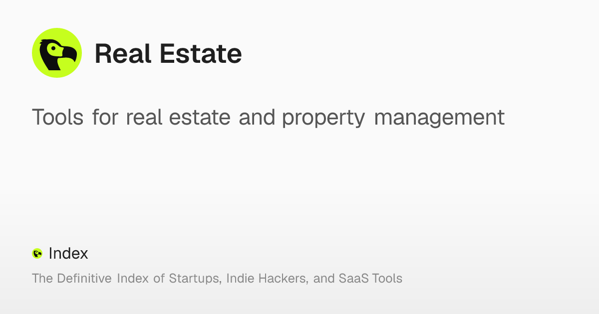 Real Estate – Index