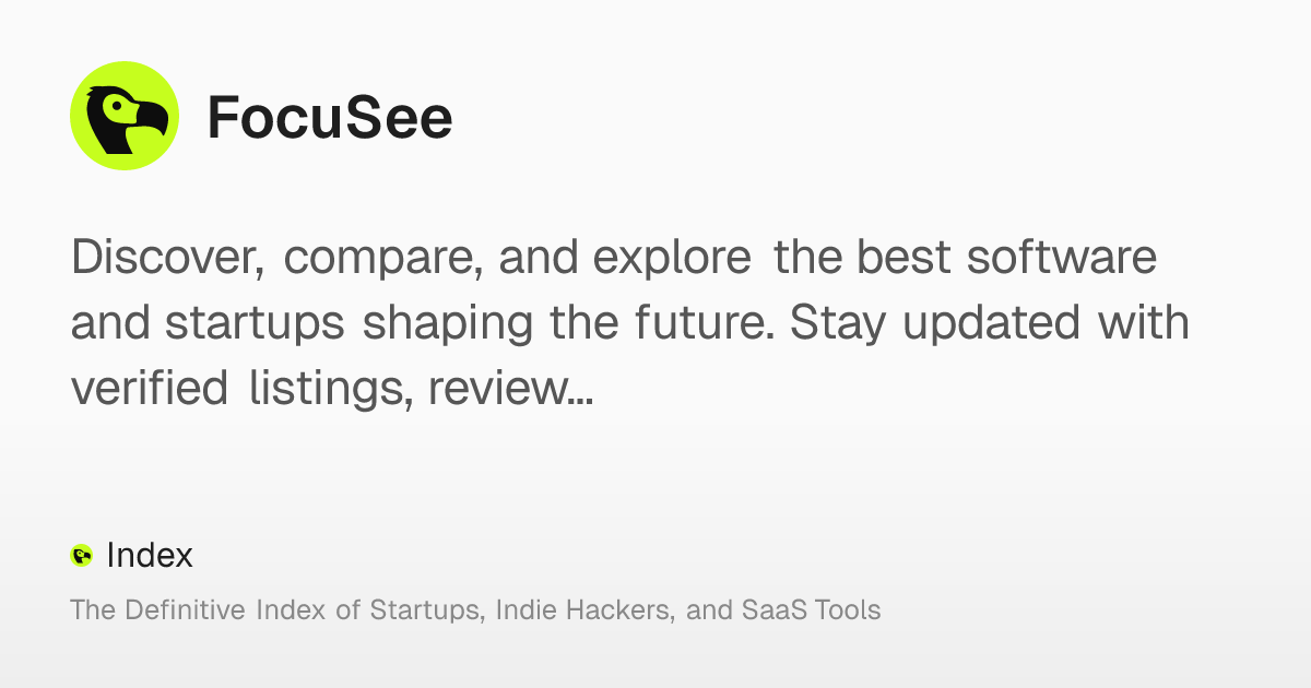 FocuSee: Record your screen. Get a polished video automatically. – Index